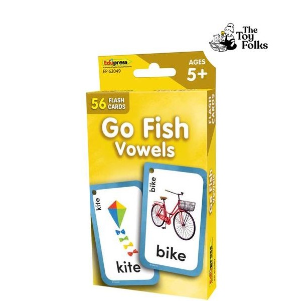 Teacher Created Resources Go Fish Vowels Flash Cards | Shopee Singapore