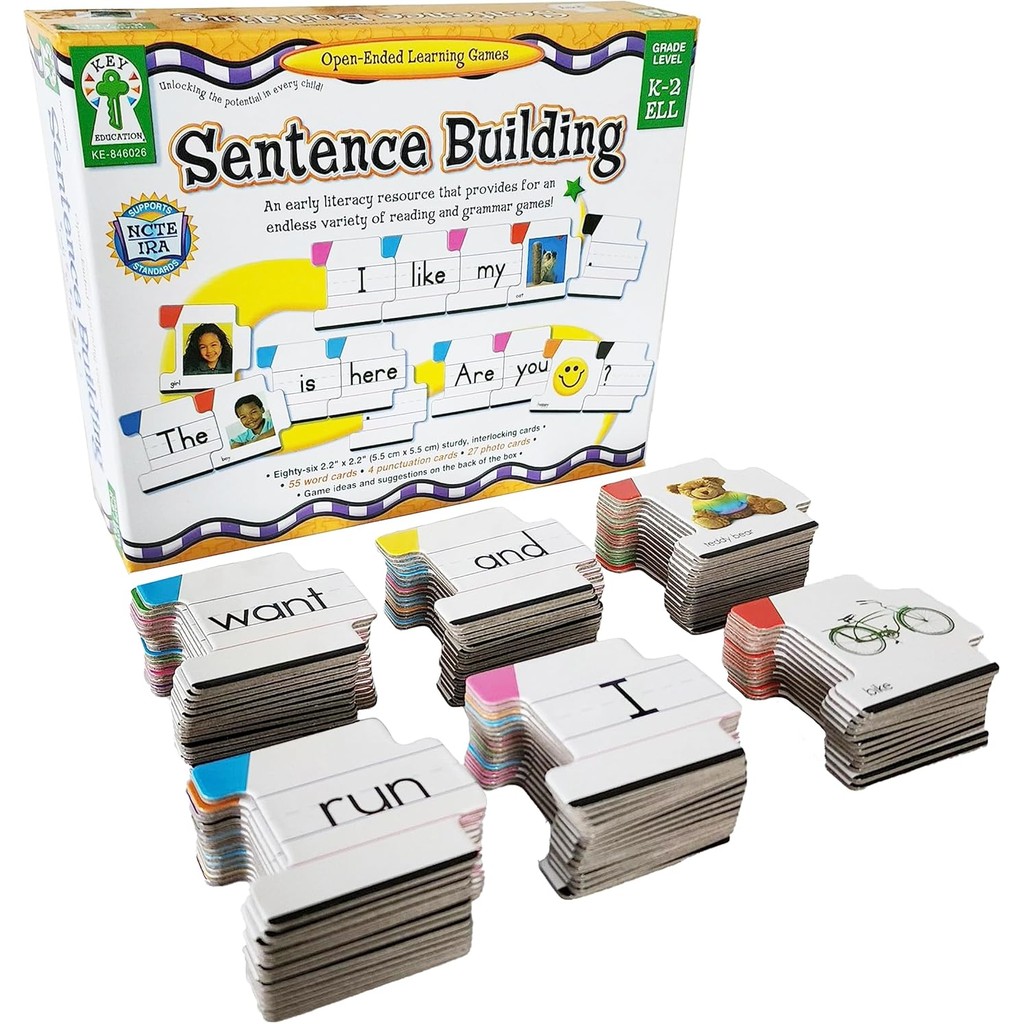 [sgstock] Key Education Sentence Building for Kids—Sight Word Builder ...