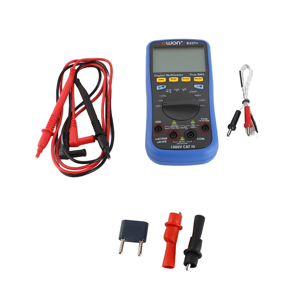 OWON B35T+ Digital BT Multimeter with Offline Record 6000 Counts True ...