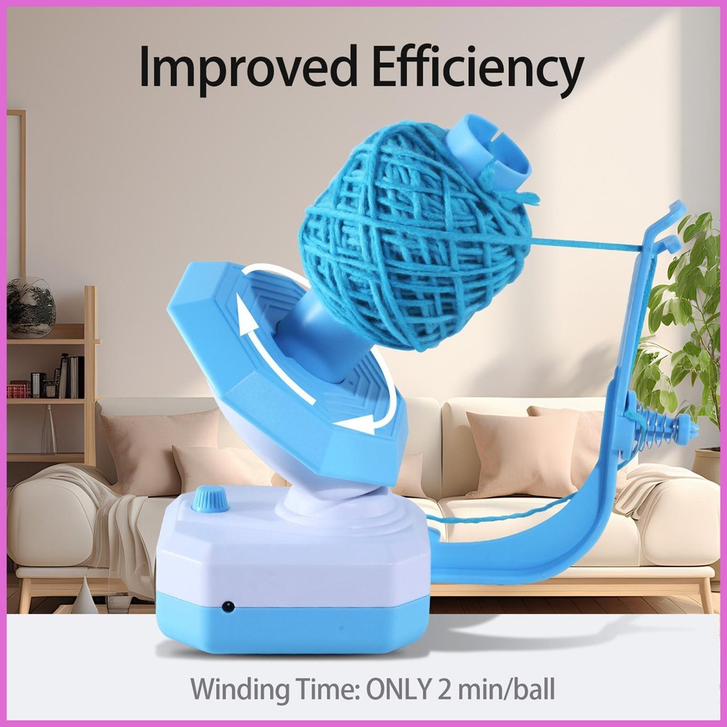 Yarn String Ball Winder Electric Automatic String Ball Cake Winder ...