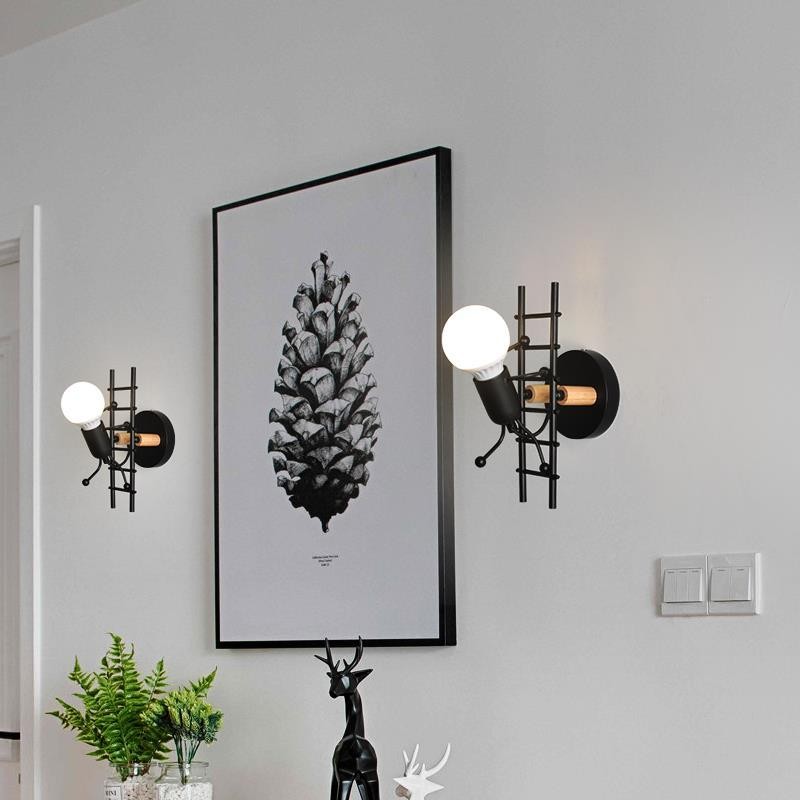 Creative Humanoid Climbing Wall Light Fixtures Indoor Wall Lamp Modern ...