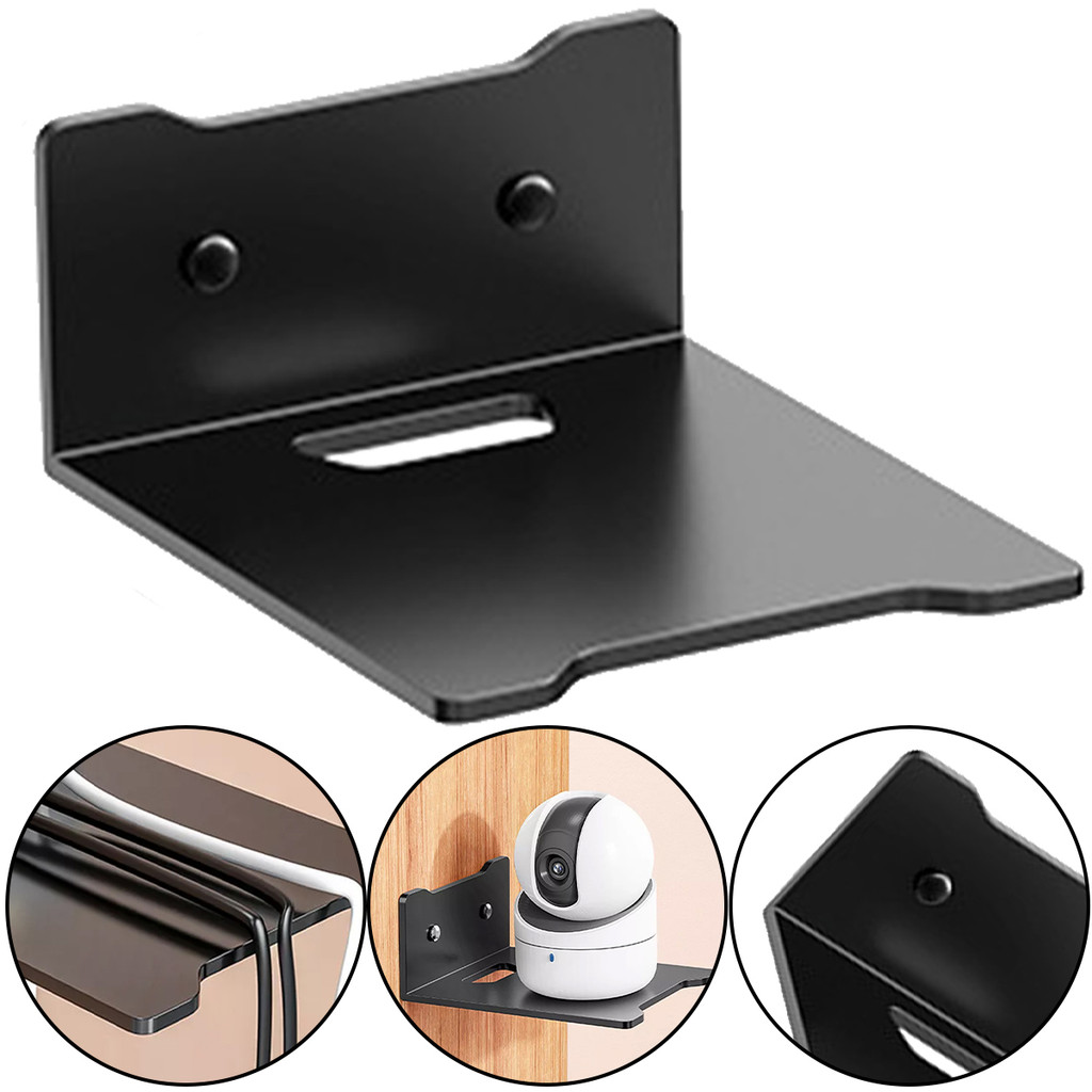 【Brighthor】Router Wall Shelf Holder Floating Shelf Household Wireless ...