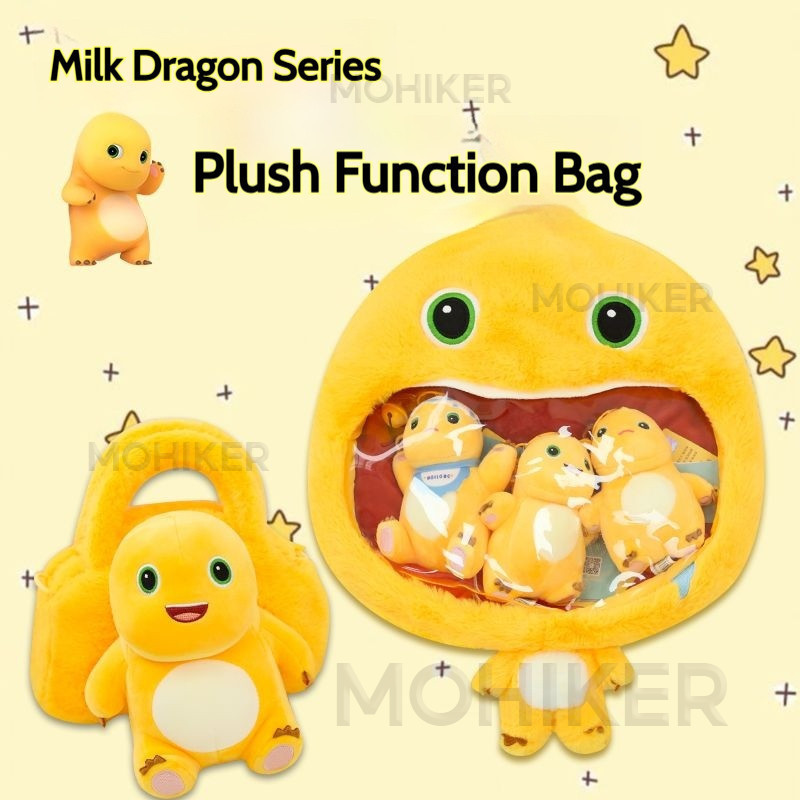MK Authentic Cartoon Milk Dragon Backpack Little Milk Dragon Doll ...