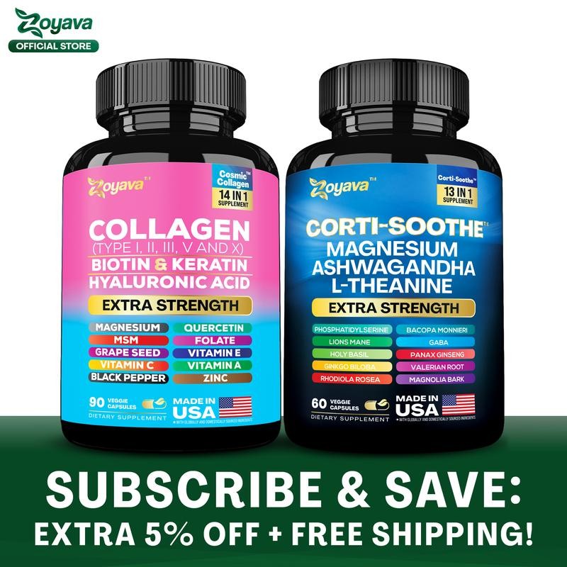 Shining Serenity Set - Zoyava Collagen & Cortisol All-in-One ...