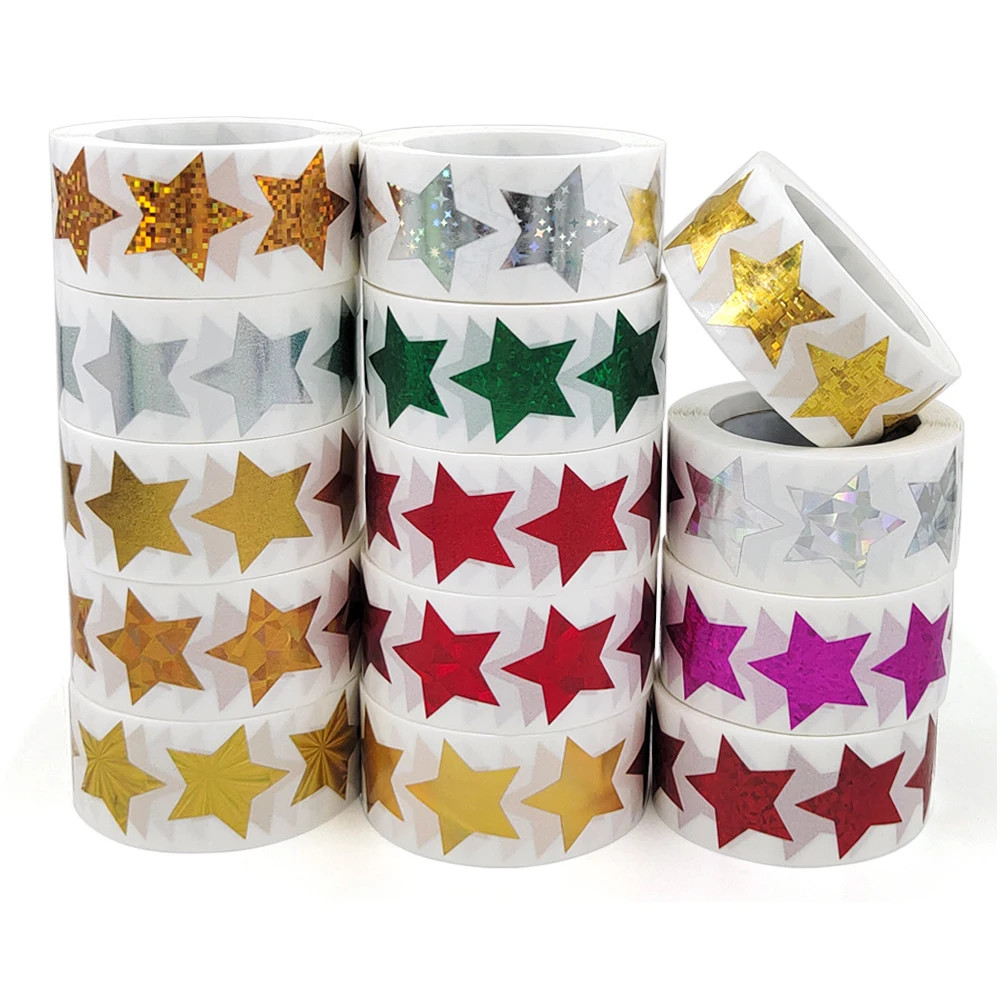 500 you bright star stickers for children, student reward sheet star ...