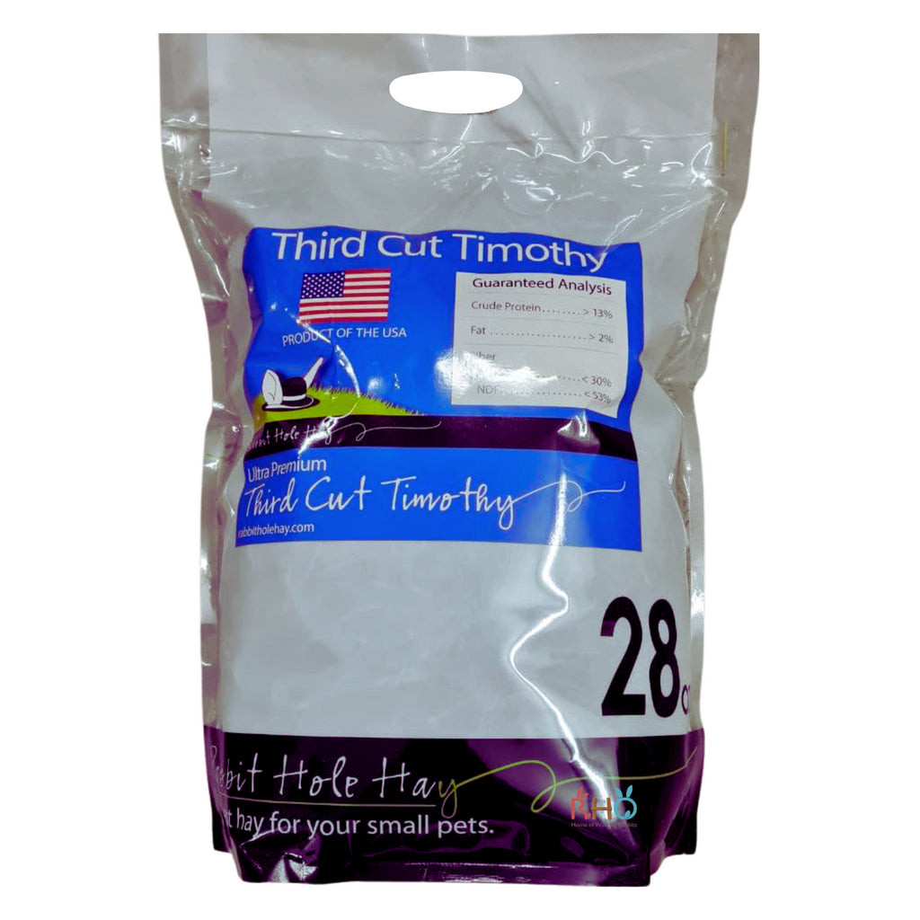 Rabbit Hole Hay - Ultra Premium Soft/3rd Cutting Timothy Hay (28 oz ...