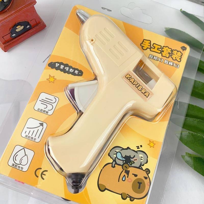 1Set Capybara Cartoon Hot Melt Glue Gun 20W Electric Hot Silicone Gun ...