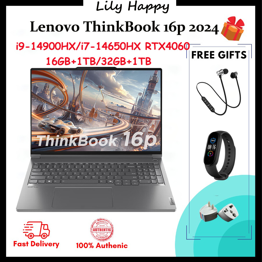 2024 Lenovo ThinkBook 16p Laptop/16Inch Lenovo ThinkPad/ i9-14900HX/i7 ...