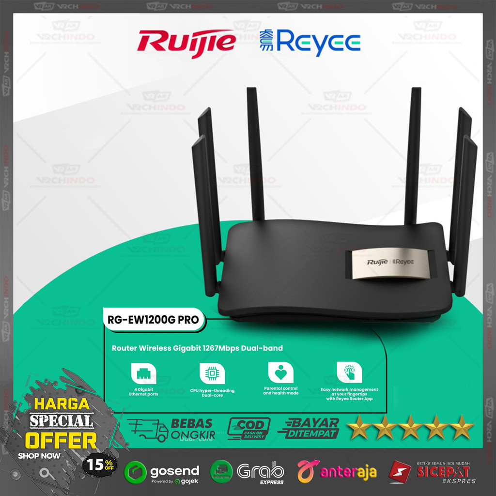 Ruijie REYEE Wi-Fi REYEE RG-EW1200G PRO | Dual-band Gigabit Wireless ...