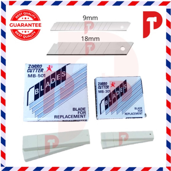 Pen Knife Cutter 🔥 Ready Stocks 🔥 Heavy Duty Cutter Blade Refill 10pcs ...