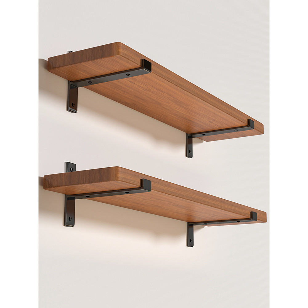 Wall Shelf Solid Wood Vintage Wall Storage Board Desktop Partition ...