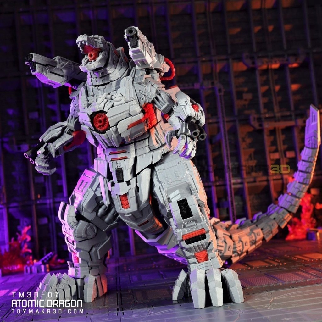 3D Godzilla Model Kit Mecha Godzilla Assembly3D Printed Boys' Iron ...