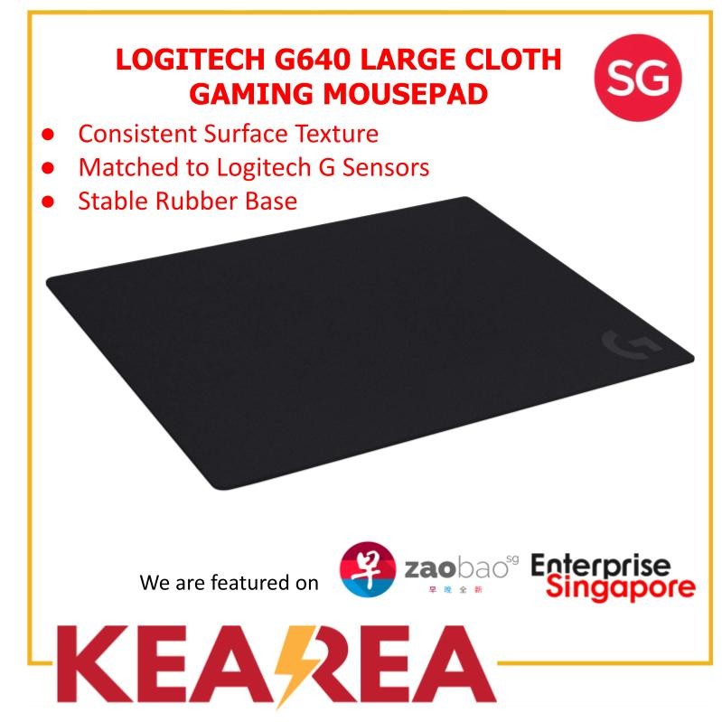 Logitech G640 Large Cloth Gaming Mouse Pad ( 1-Year Logitech Warranty ...