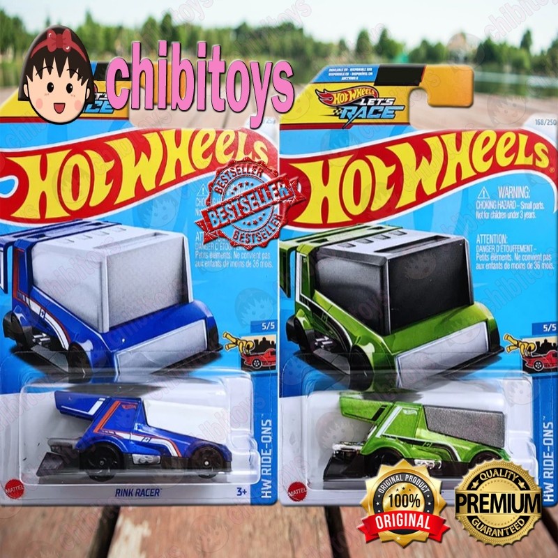 HIJAU Hot Wheels Rink Racer 2024 Blue Green Minifig Brick Track Aces ...