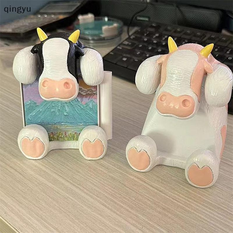 【QUSG】 Pop Up Note Dispenser Cow Shape Resin Kids Note Dispenser Back ...