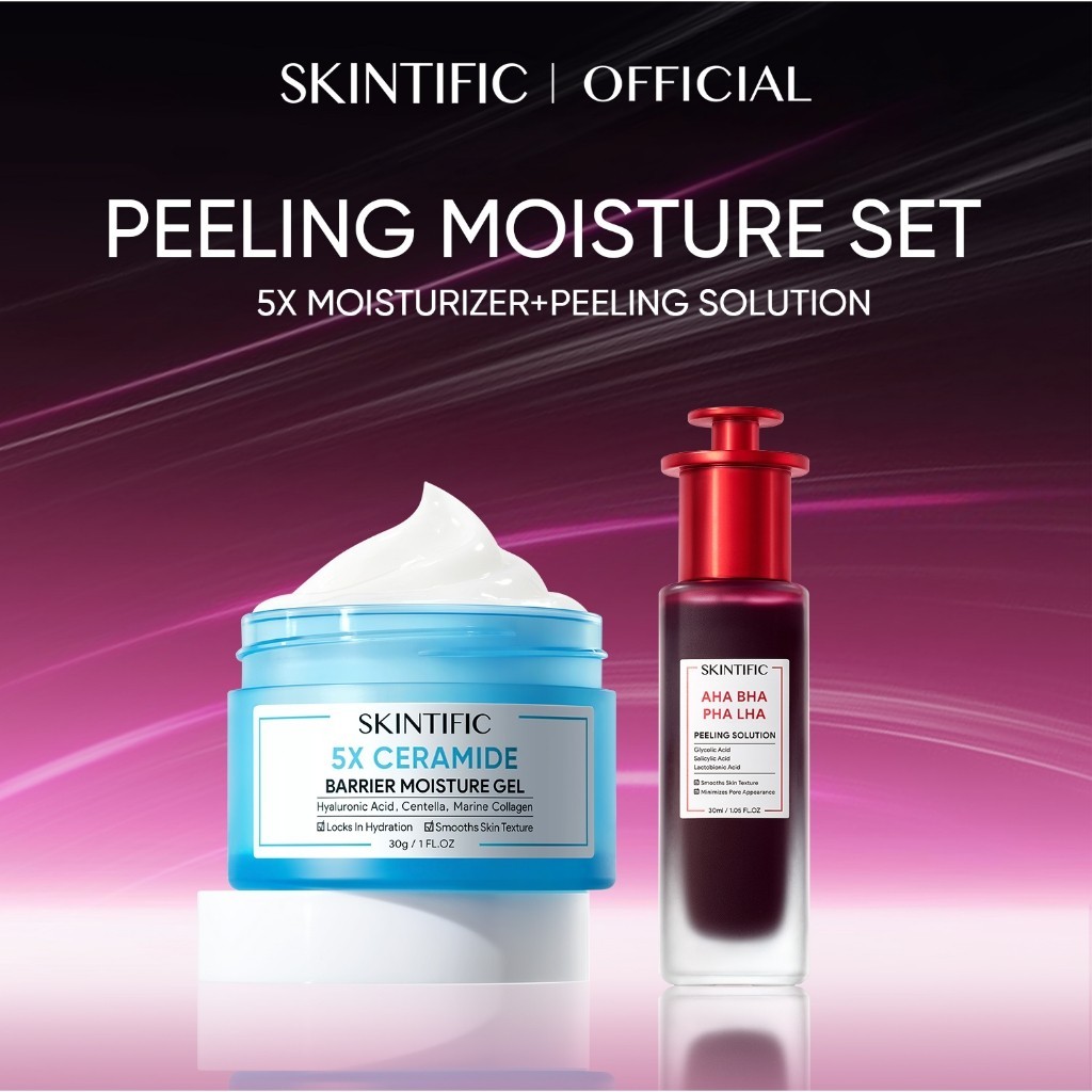 【NEW LAUNCH】 SKINTIFIC AHA BHA PHA LHA Peeling Solution 30ml Skin Tific ...