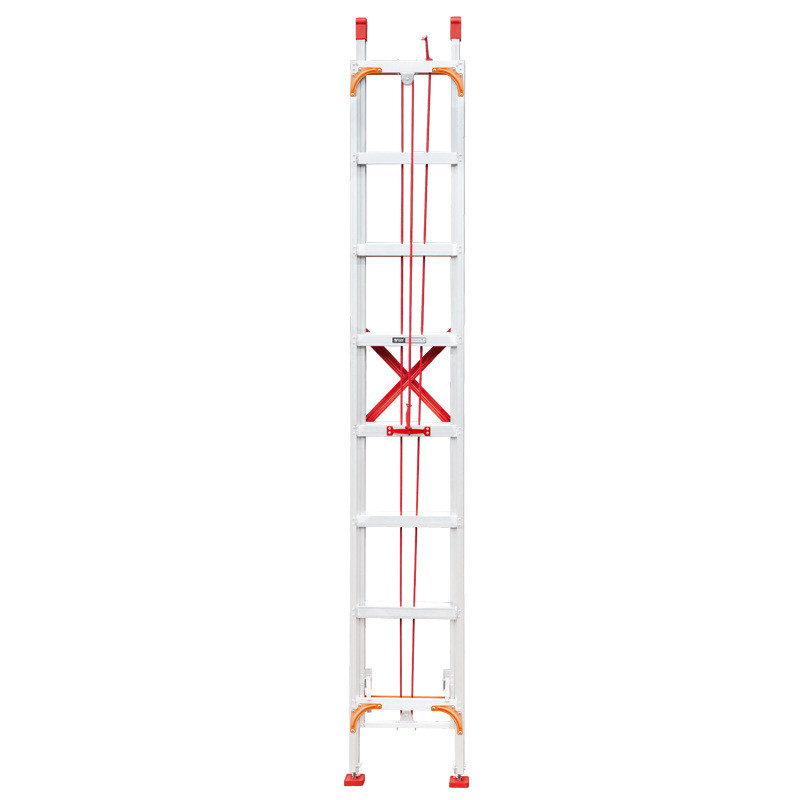S588Household Aluminum Telescopic Ladder M Elevator Engineering Ladder ...