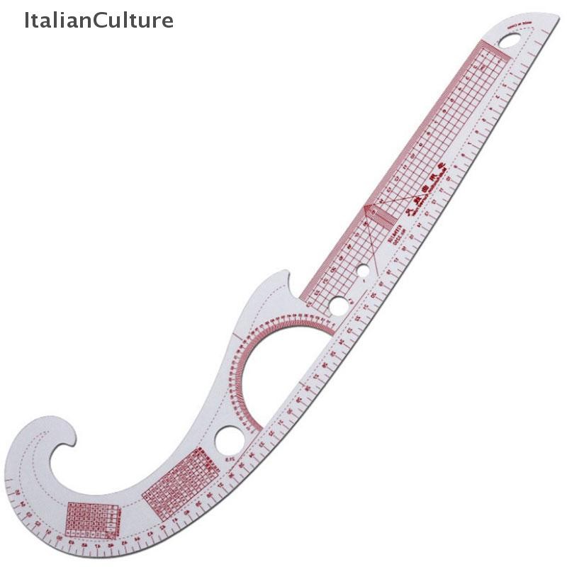 ItalianCulture Multi-function Plastic French Curve Sewing Ruler Easy ...
