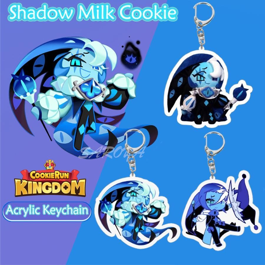 Shadow Milk Cookie 2D Acrylic Keychain Cookie Run: Kingdom Game ...