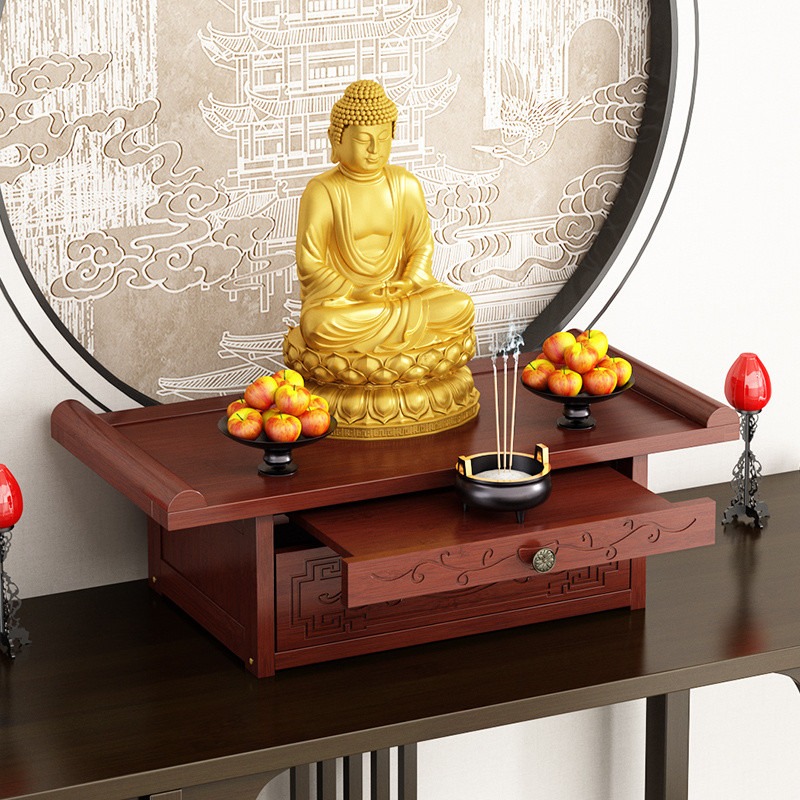 Worship Table God Table Household New Chinese Small Guanyin Buddhist ...