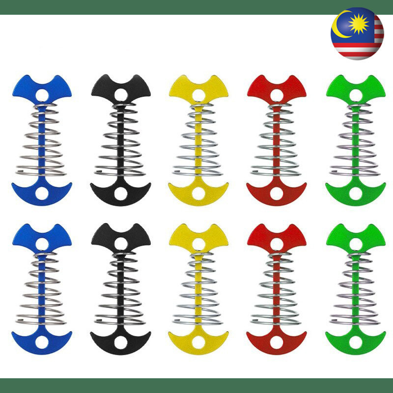 Chill Journey Adjustable Fishbone Tent Pegs Anchor with spring Awning ...