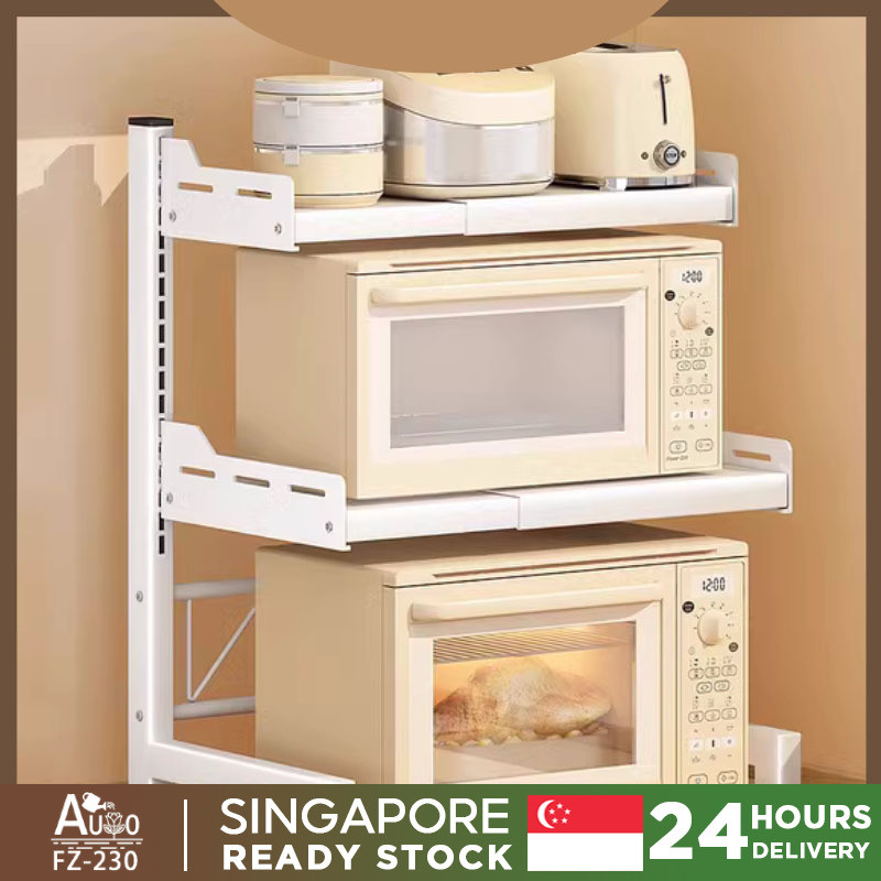 FZ-230 Microwave Rack Scalable Oven Rack Stainless Steel Kitchen ...