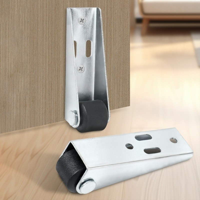 Door wheels support opening and closing without jamming the door to ...