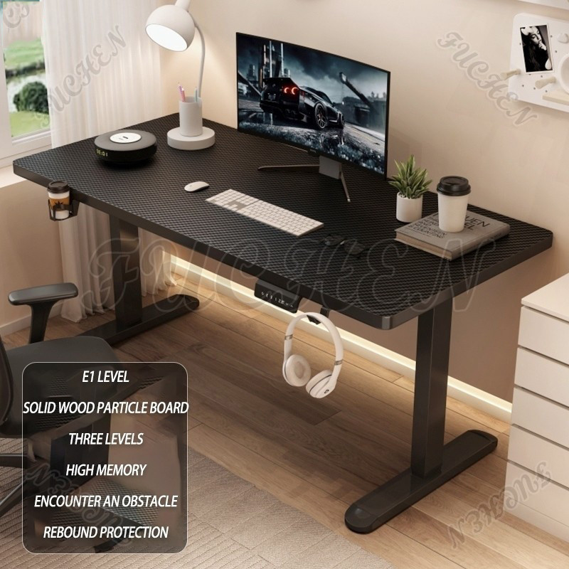 Computer Table Height Electric Adjustable 80cm Standing Desk Office ...