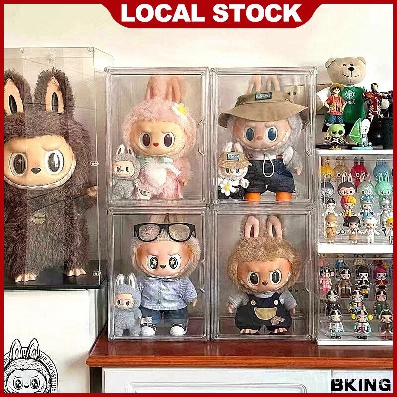 【In stock】Labubu Zimomo Display Box Acrylic Popmart Display Case For ...