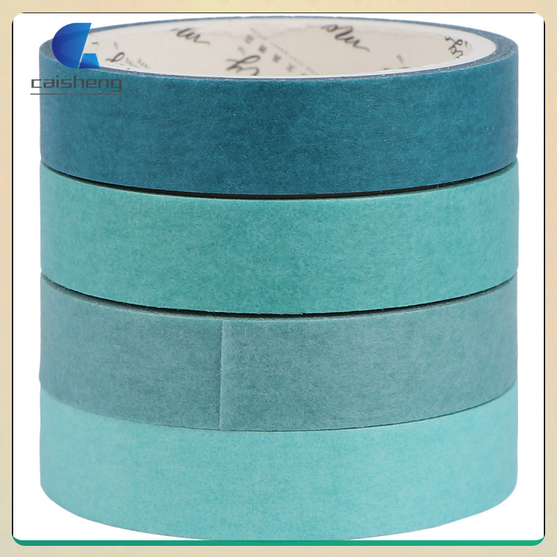 8 Pcs Duct Tape Sticker Photo Album Stickers Green Washi Masking ...