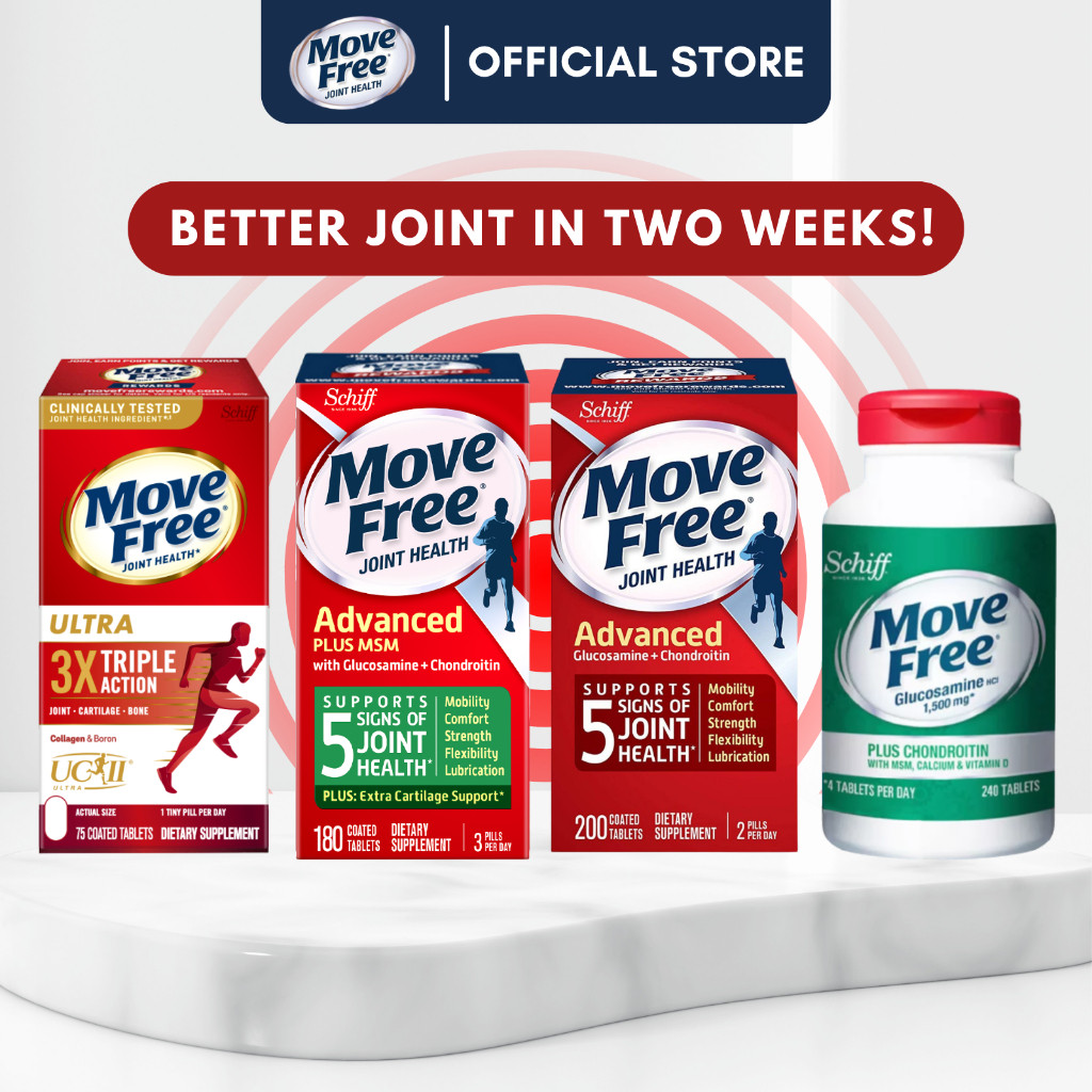 [High Gluco] Schiff Move Free Advanced, Advanced MSM, Advanced Pro ...
