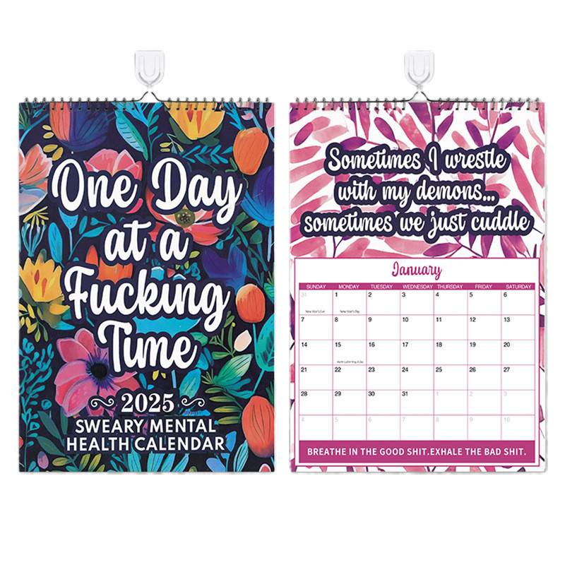 Desk Calendar 2024-2025, Standing Flip Desktop Calendar from Oct 2024 ...