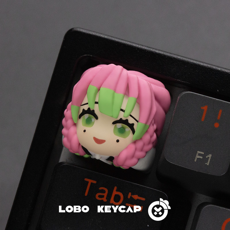 Demon Slayer Keycap Kamado Tanjiro Personalized Keycap q Version diy ...