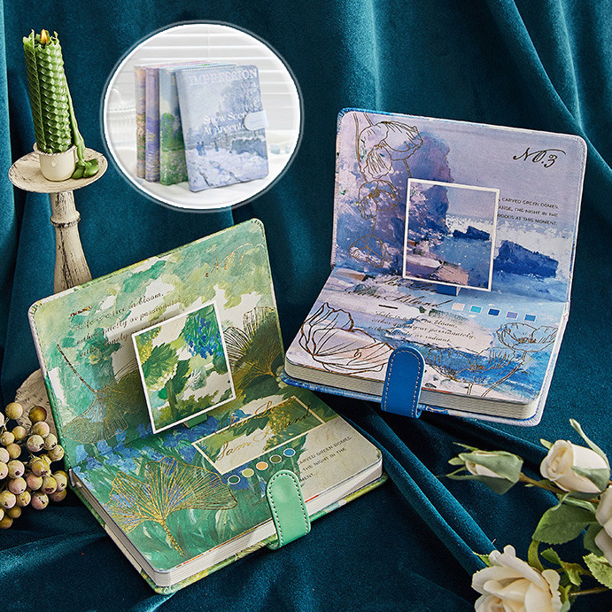 【MOREBI】Full Color Diary Book Hardcover Notebook Rosyposy Nature Korean ...