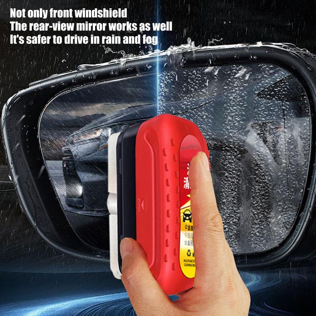 Car Glass Oil Film Remover Powerful Windshield Cleaner Car Glass Sponge ...