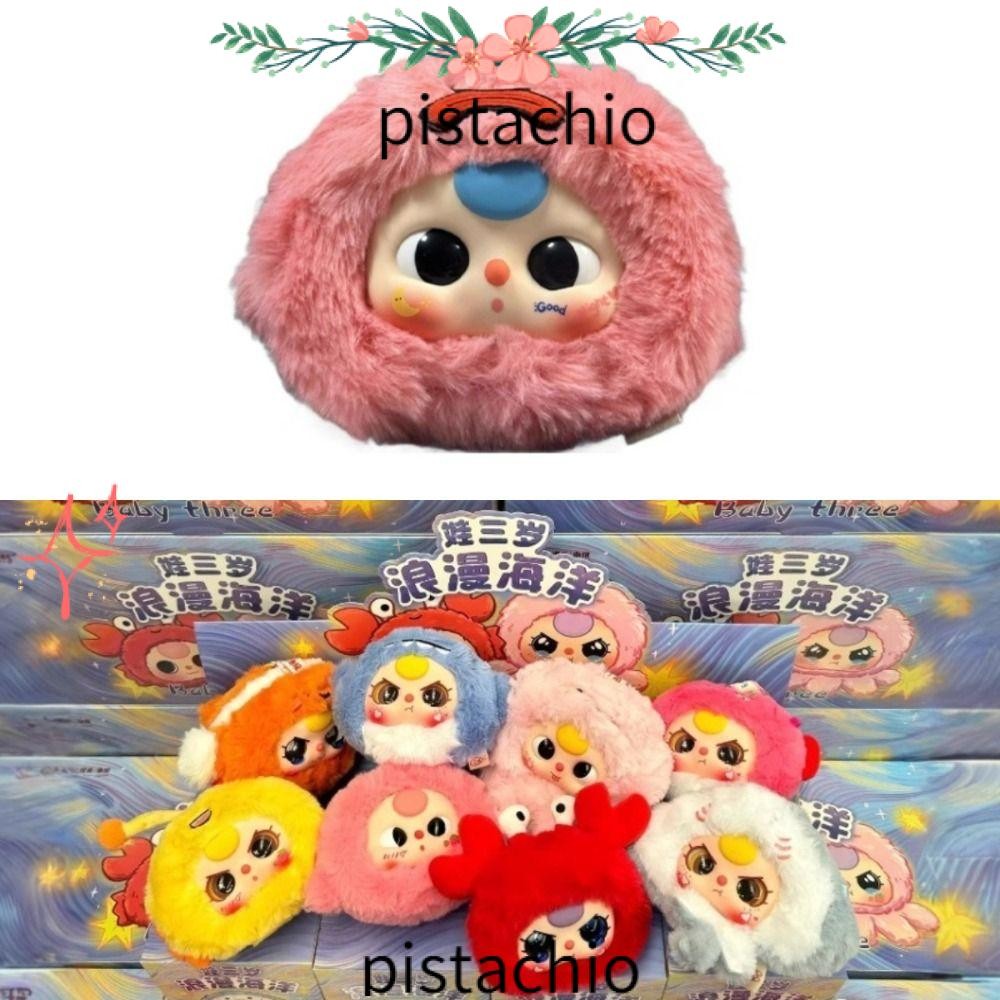 PISTA Baby Three Plush Toys, Baby Three Ocean Series Anime Figure Blind ...
