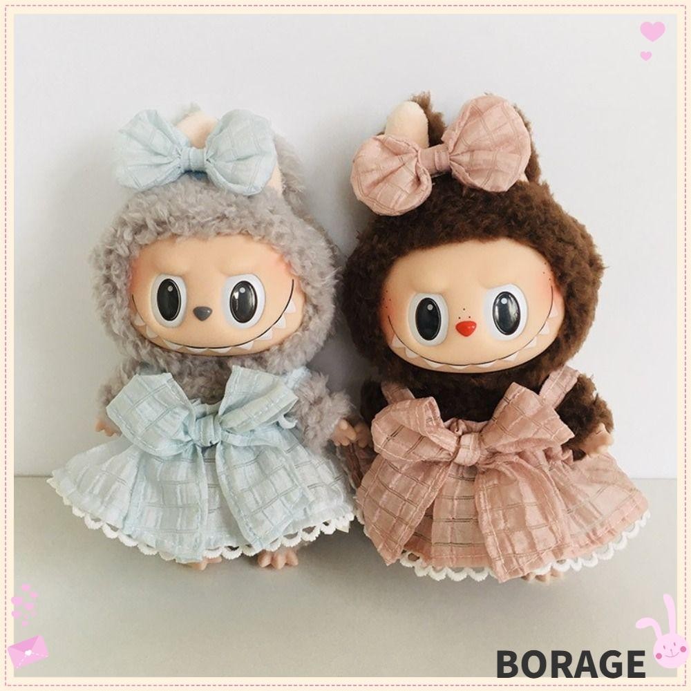 BORAG Labubu Doll Clothes, Labubu Time To Chill Filled Doll Cos Dress ...