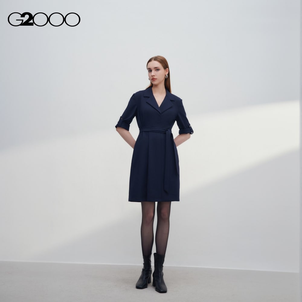 G2000 Fit & Flare Trench Dress | Shopee Singapore