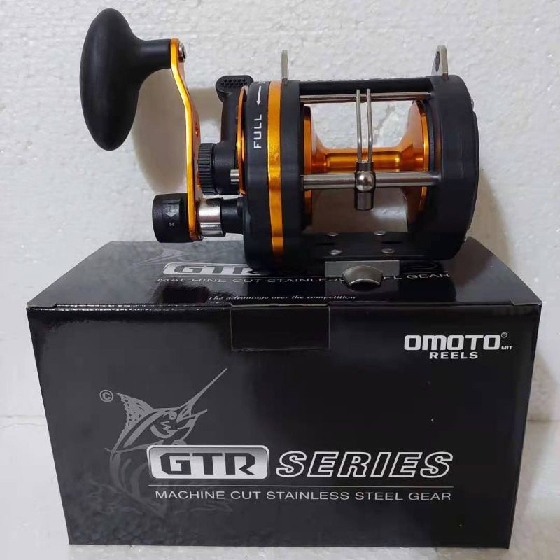 OMOTO GTR (2 speed) with line guide multiplier bottom fishing reel ...