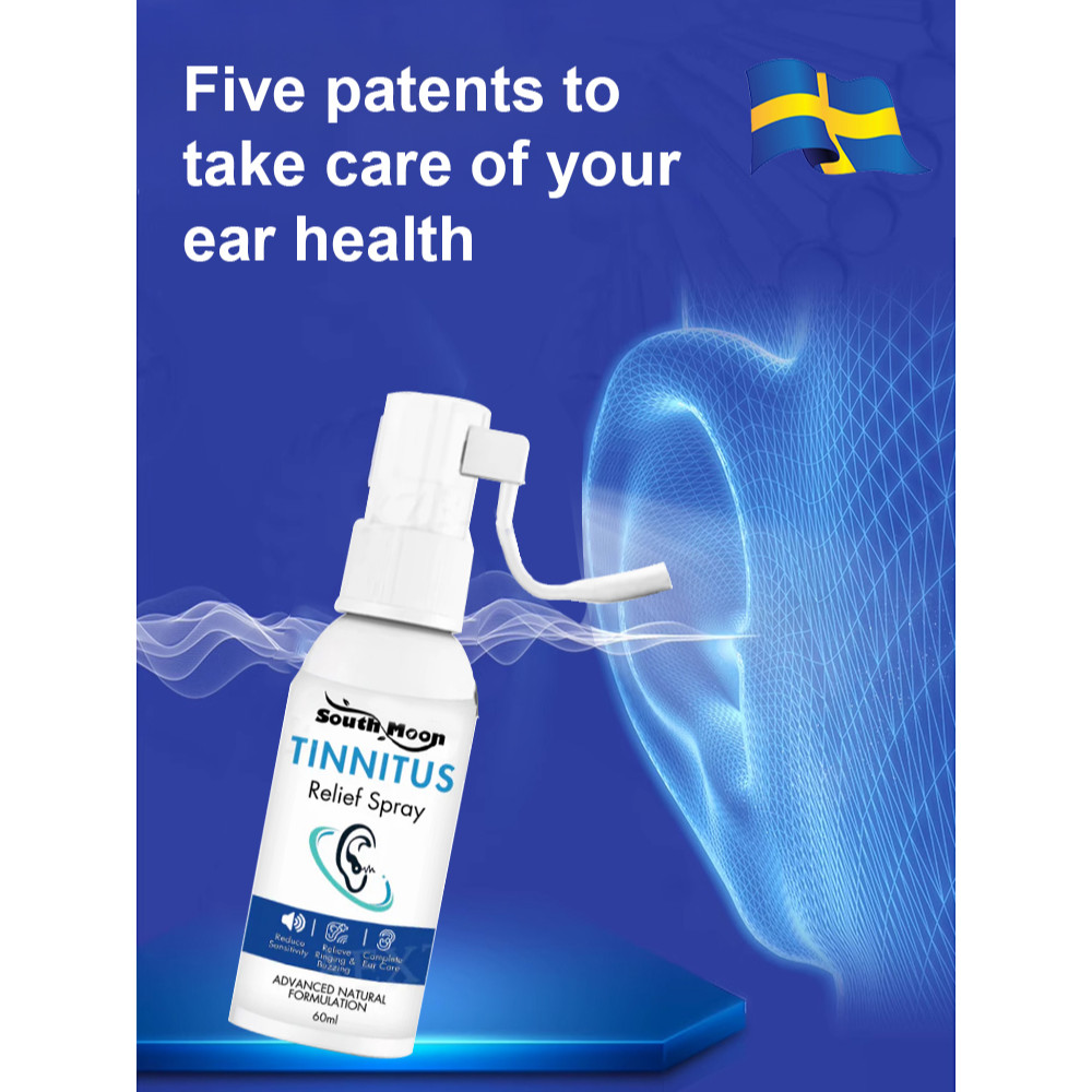 Ear Care Pampering Spray Mild Formula Tinnitus Relief Spray Clean Ear ...