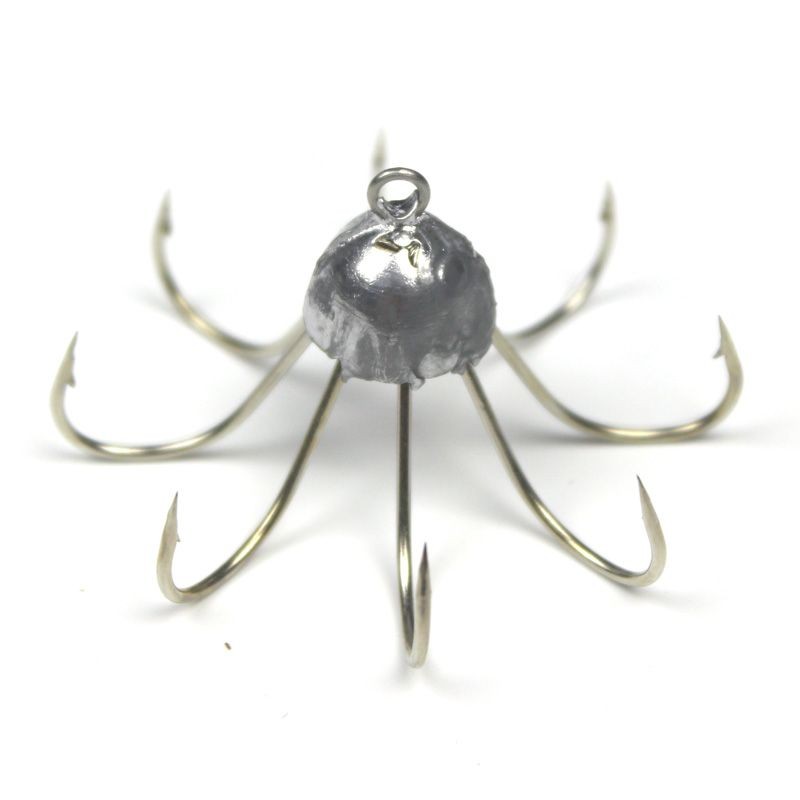 2025 New Style Leaded Octopus Hook Anchor Fish Hook Squid Hook Octopus ...
