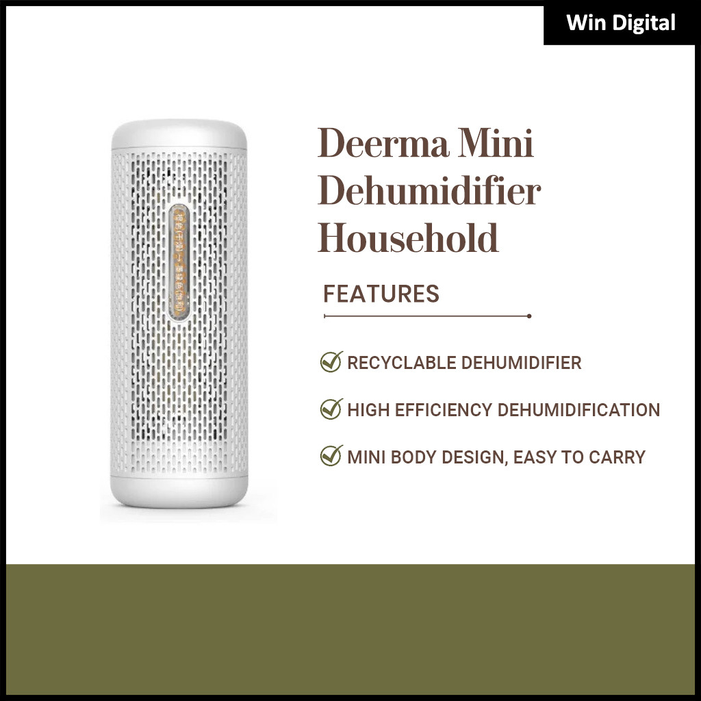 Deerma Mini Dehumidifier Household Cycle Dehumidifier Moisture ...
