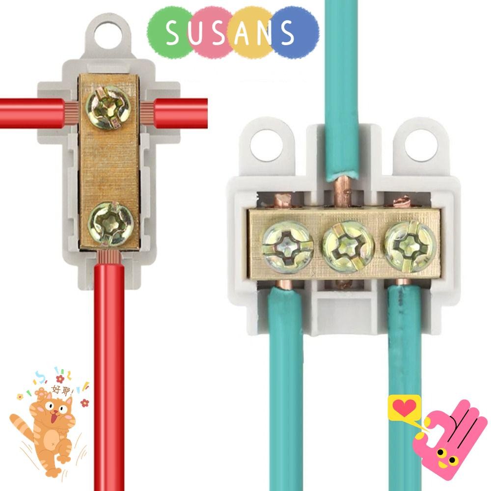 SUSANS T-type Wiring Terminal Electrical Cable Junction Box Terminal ...