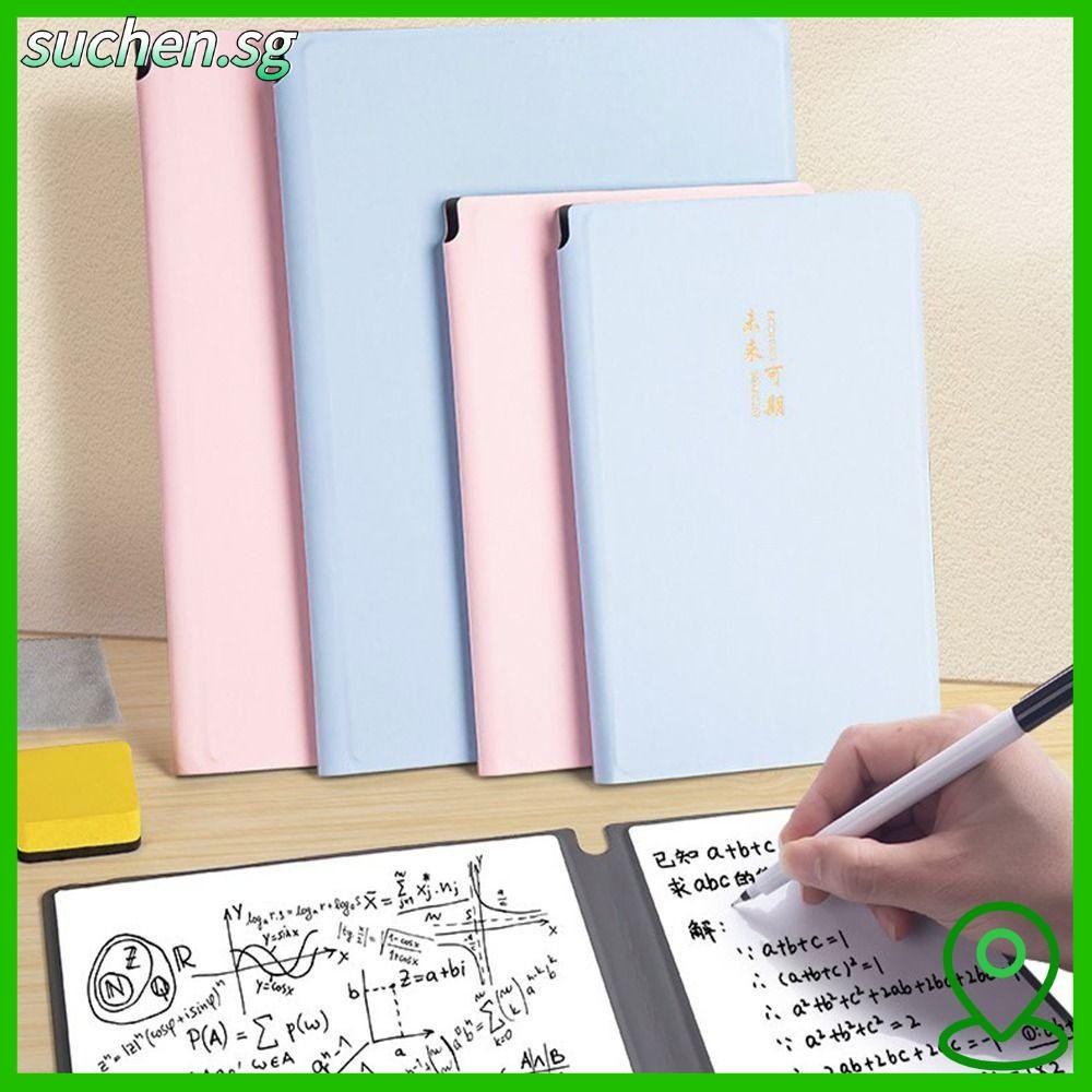 Erasable Notebook SUCHENSG Leather A4/A5 ,Reusable whiteboard notebook ...