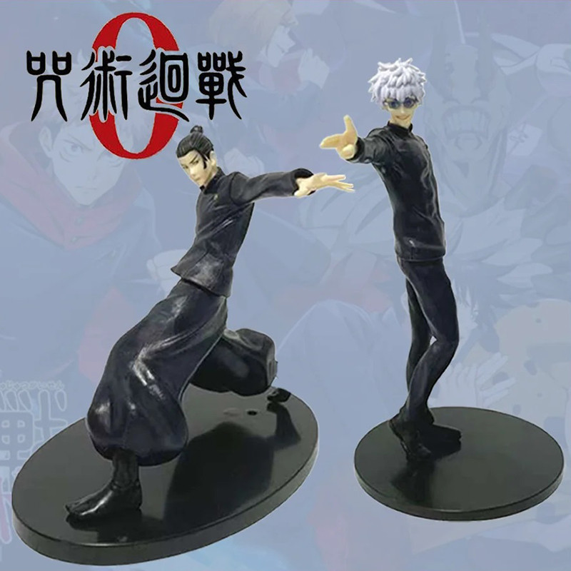 Anime Jujutsu Kaisen Figure Satoru Gojo Geto Suguru Standing Sitting ...
