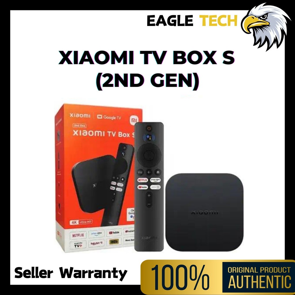 Xiaomi TV Box S 2nd Gen -Android TV Second generation Xiaomi TV Box S ...
