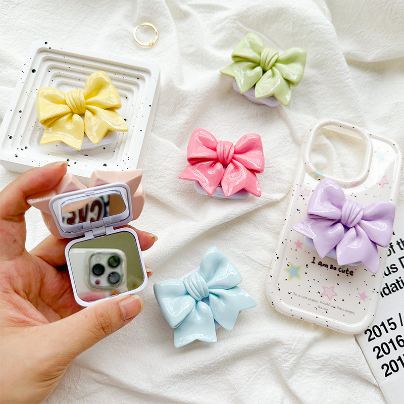 Macron Bow Mirror Round Solid Back Stickers Plain Color Grip Griptok ...