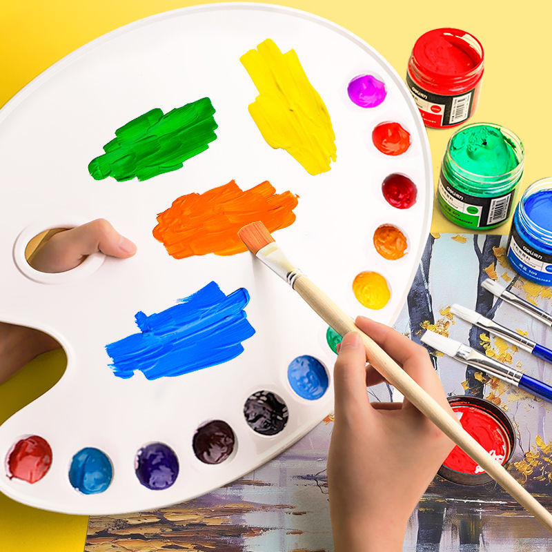 NJDL Deli Palette Student Chinese Painting Watercolor Gouache Palette ...