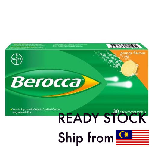 Berocca Orange Effervescent Tablet 30s (Exp: Feb 2026) | Shopee Singapore