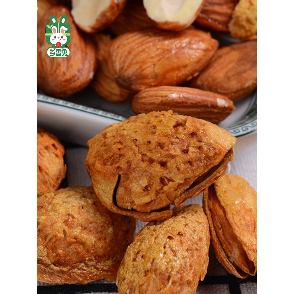LY Hand-Peeled Almonds 500g, Bulk Snacks, Natural Raw Almonds, Healthy ...